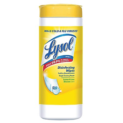 LYSOL Disinfecting Wipes Pop Up Container PK12 - Argent Products
