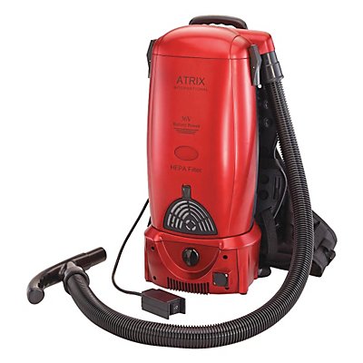 ATRIX INTERNATIONAL Battery Backpack Vacuum Cleaner 71 cfm - Argent ...