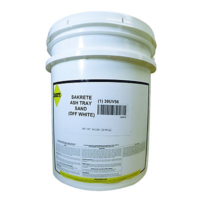 SAKRETE Ash Tray Sand 50 lb. White - Argent Products