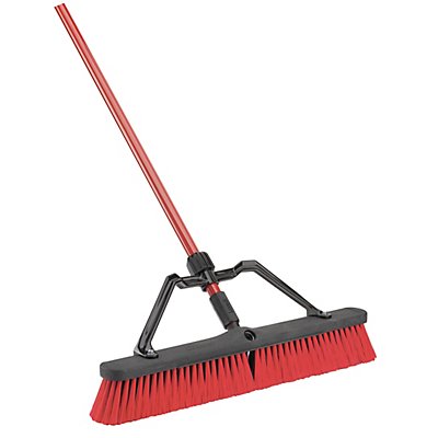LIBMAN Broom w/Handle and Brace 24 Block - Argent Products